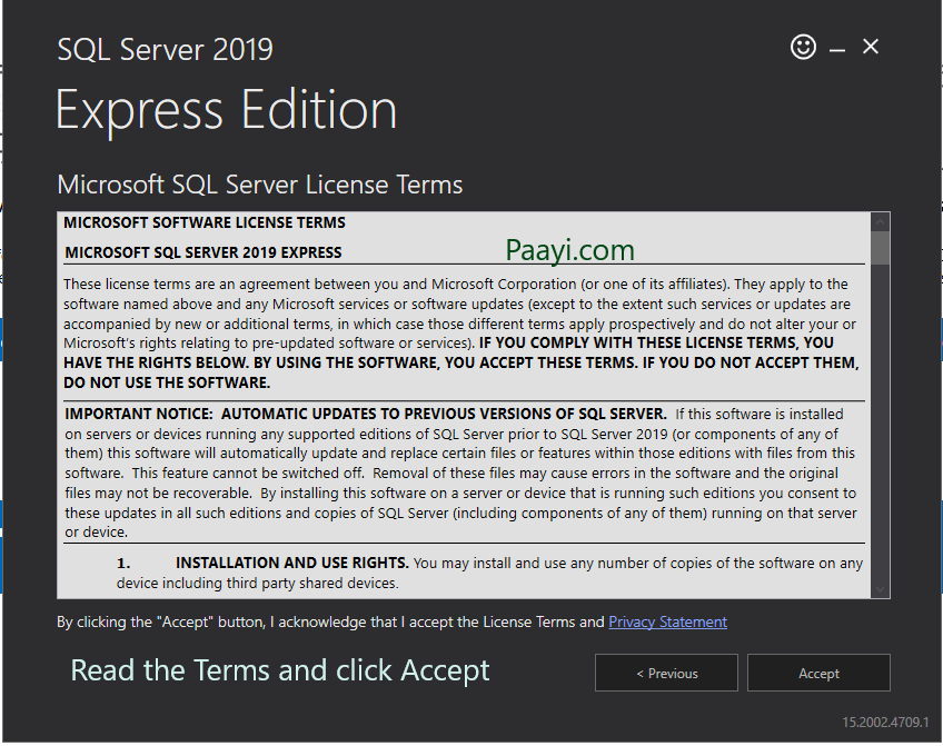 Step 6. Now the SQL Server 2019 Express Edition Exe file is ready to download, you can specify ...